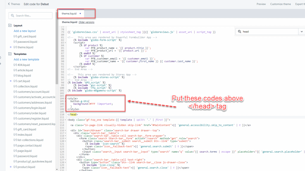 How to change the submit button color?