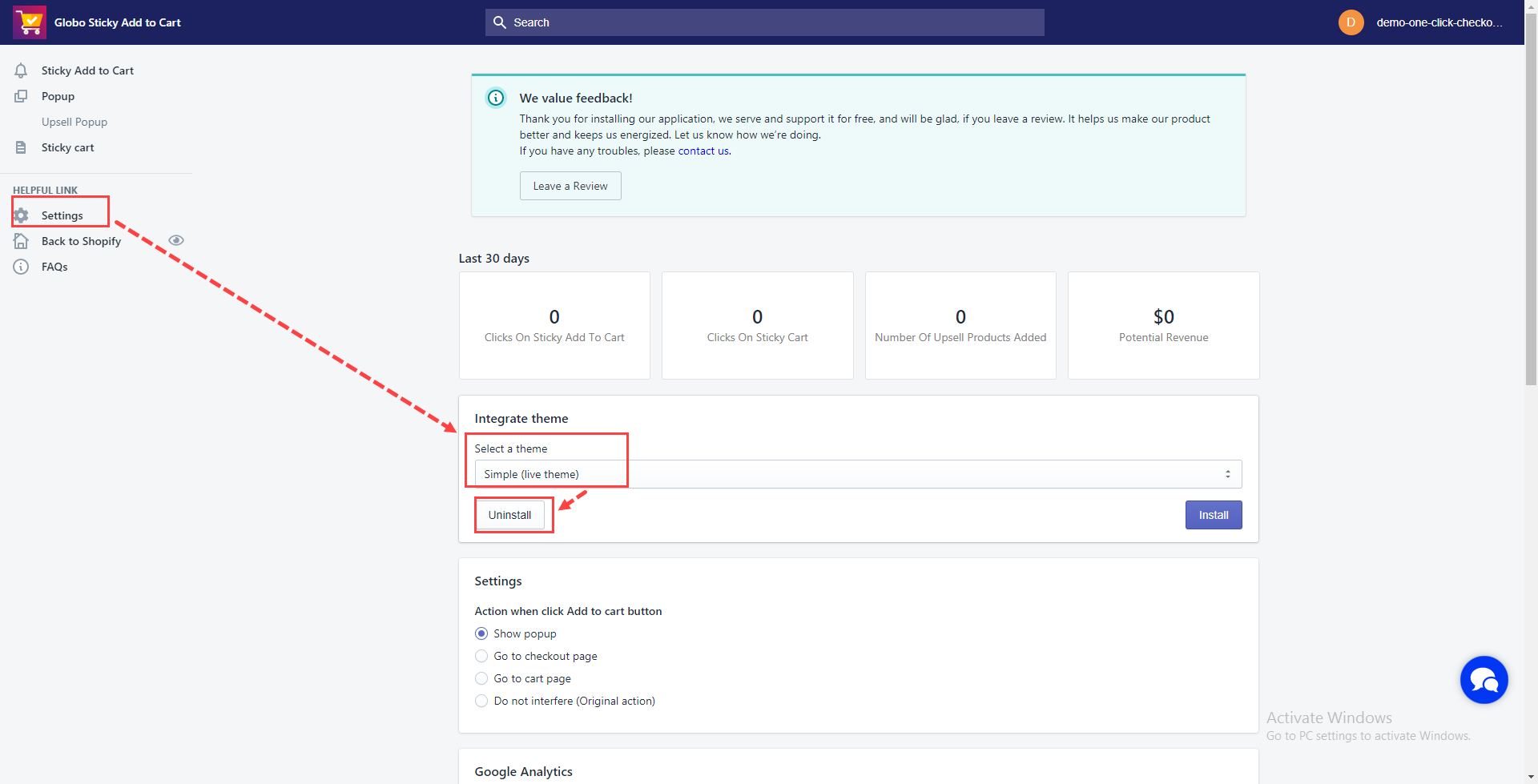How to completely remove this app from my theme?