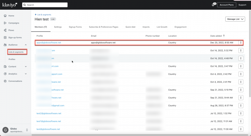 Connect form elements to Klaviyo subscriber data