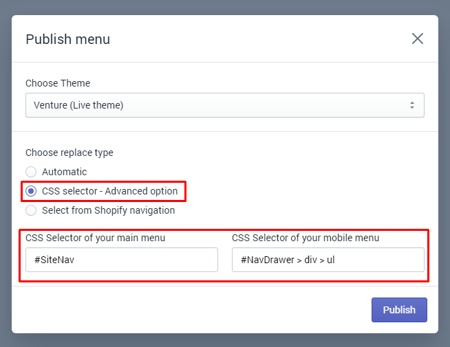 Why the menu does not show or shows incorrectly on our website?