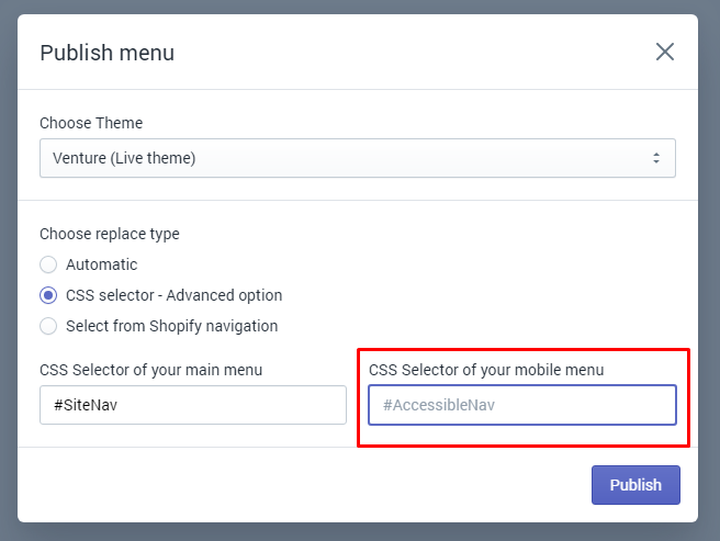 Why the menu does not show or shows incorrectly on our website?