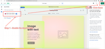 Integrate app to theme