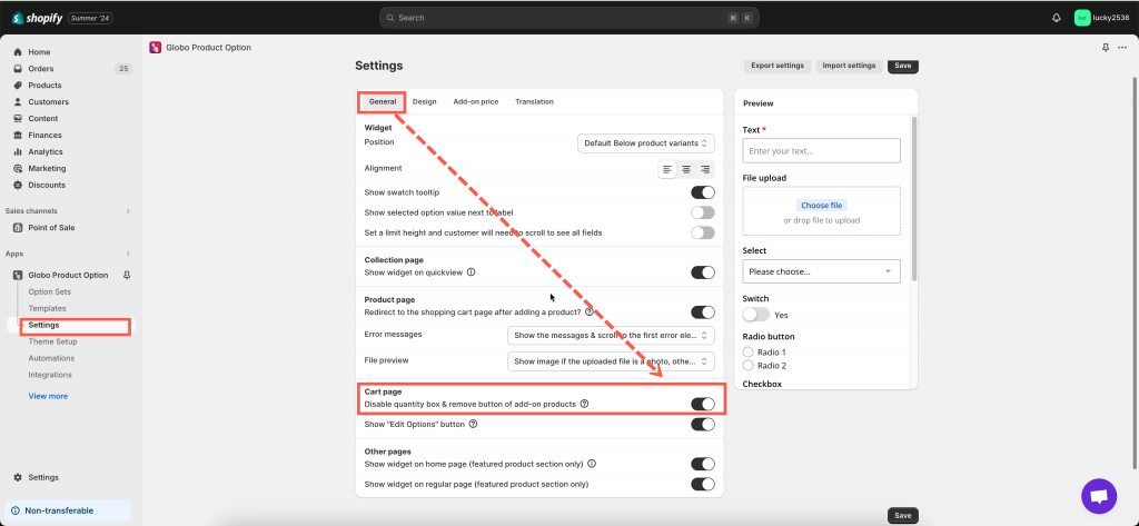 Block customer from removing "Add-on" product in the cart page