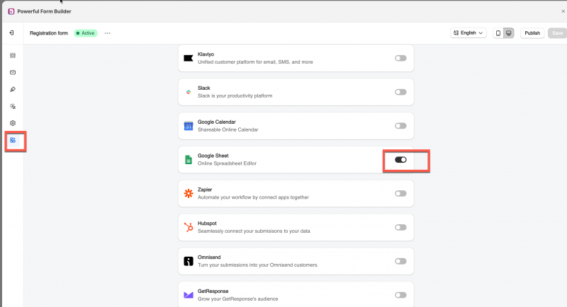 Connect form data to Google Sheets