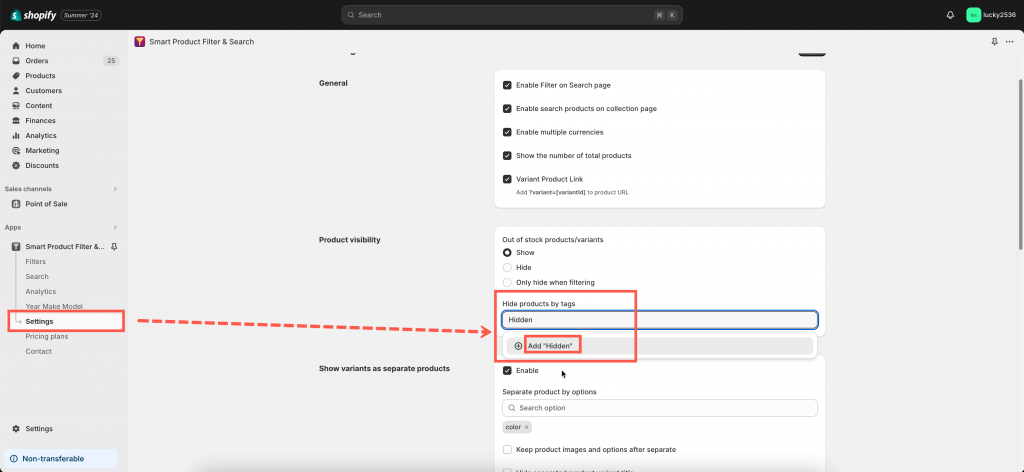 Hide Specific Products On Collection Page